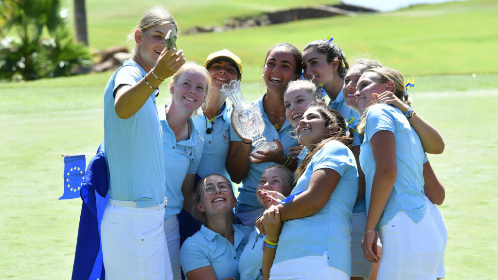Helen Briem siegt mit Europa - GOLFSTR